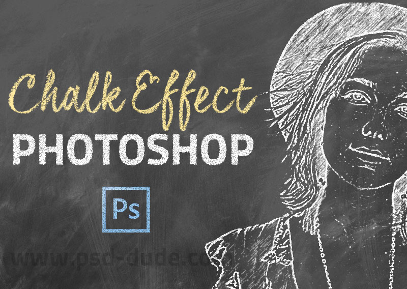 Chalk Effect Photoshop