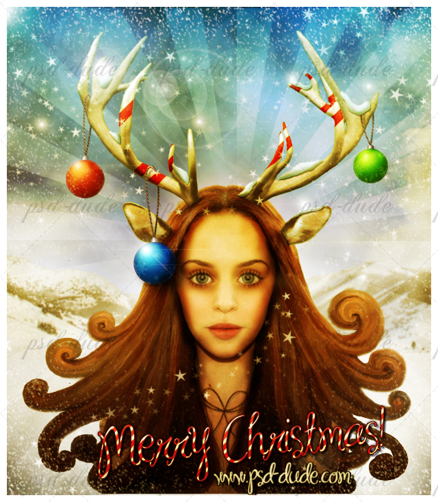 Create A Vintage Christmas Card In Photoshop Photoshop Tutorial PSDDude