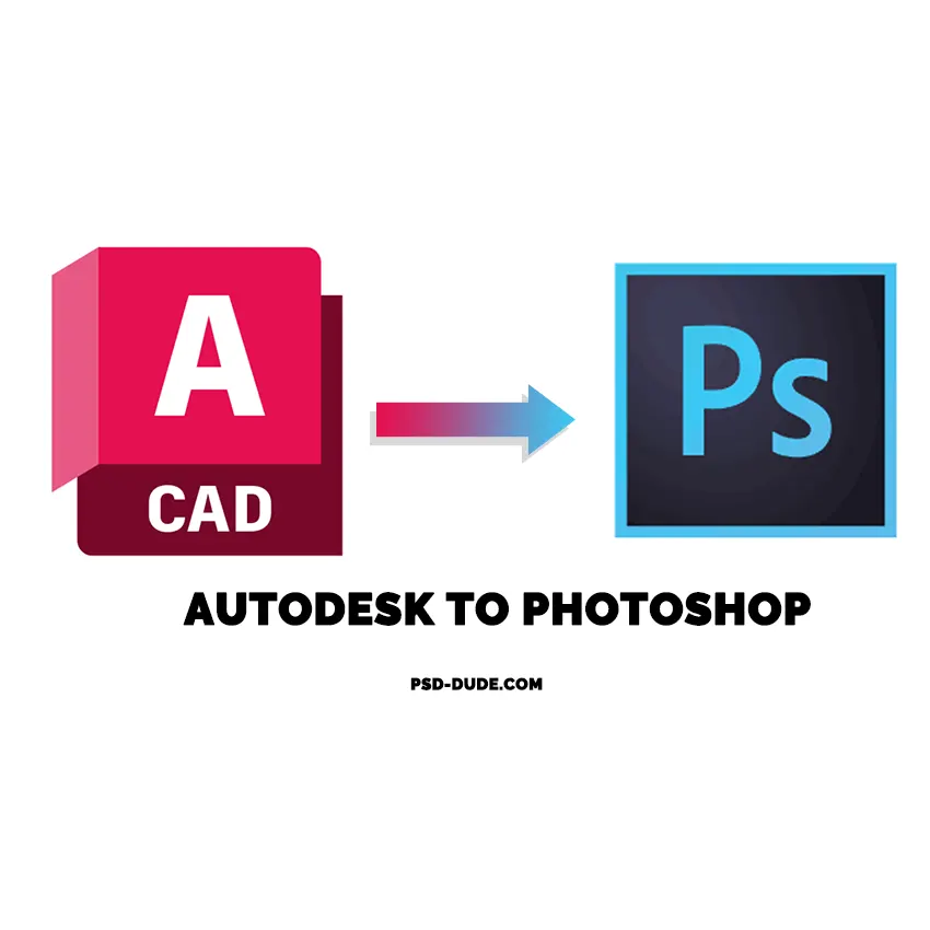 How To Export From AutoCAD To Photoshop Photoshop Tutorial PSDDude