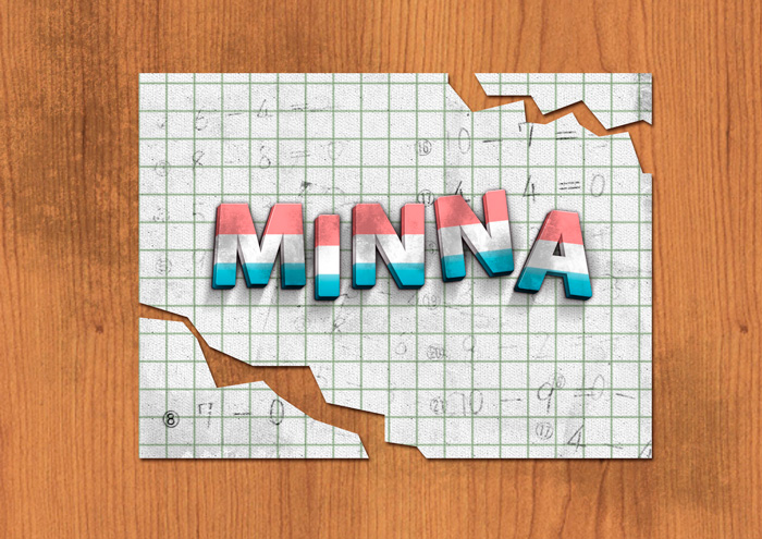 Eraser Photoshop Text Effect