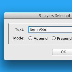 Rename Layers with Photoshop Script | PSDDude