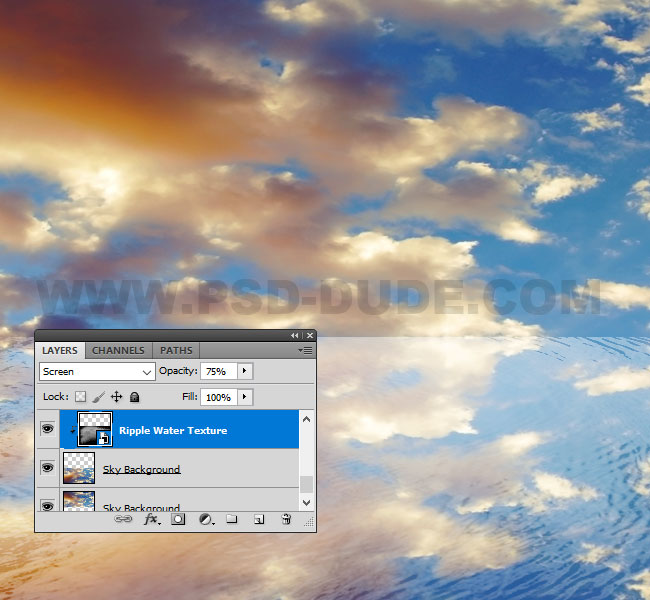 Create A Water Reflection Effect In Photoshop Photoshop Tutorial PSDDude