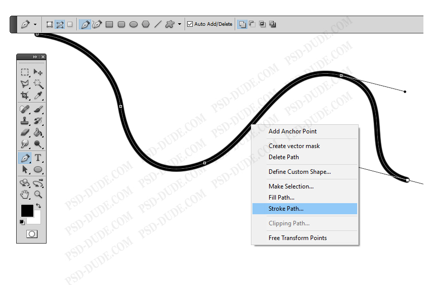 How To Draw A Line Photoshop Tutorial PSDDude
