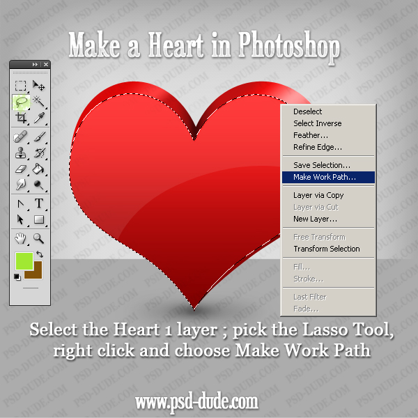 Make A Heart In Photoshop