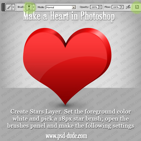 Make A Heart In Photoshop