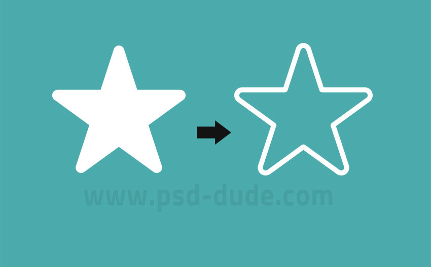 How To Outline Text Shapes Images In Photoshop