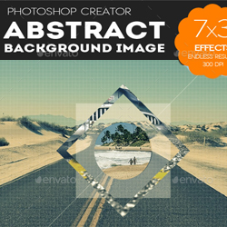Abstract Geometric Photo Collage Template | PSDDude