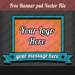 Photoshop Banner Vector with Free PSD File | PSDDude