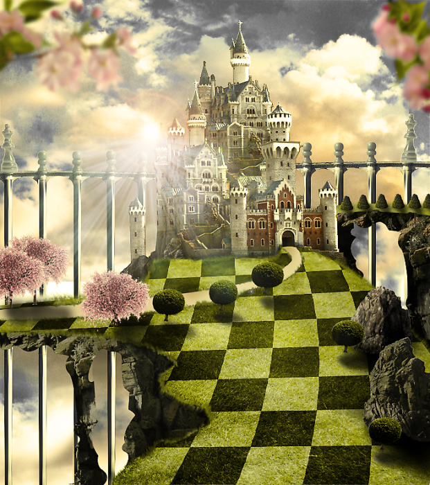 Create a Fantasy Castle in Photoshop Inspired by The Movie Alice in ...