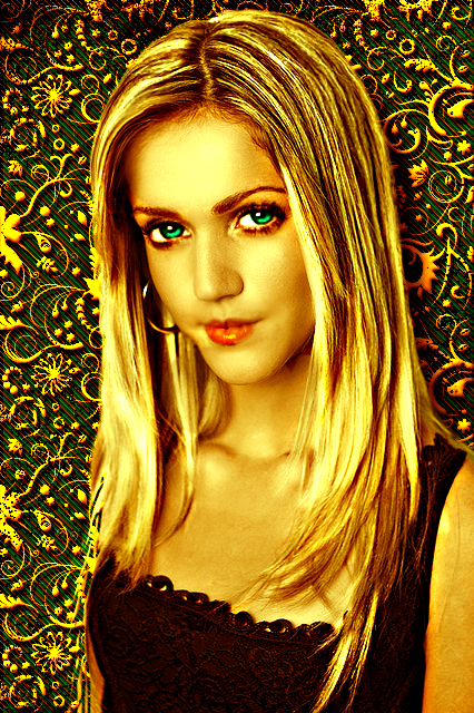 Golden Yellow Skin Girl Glamour Transformation