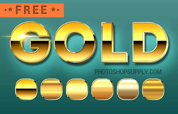 Best Photoshop Gold Style Collection [2025] | PSDDude