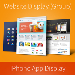 Web Page and App Screen Display PSD Mockups | PSDDude